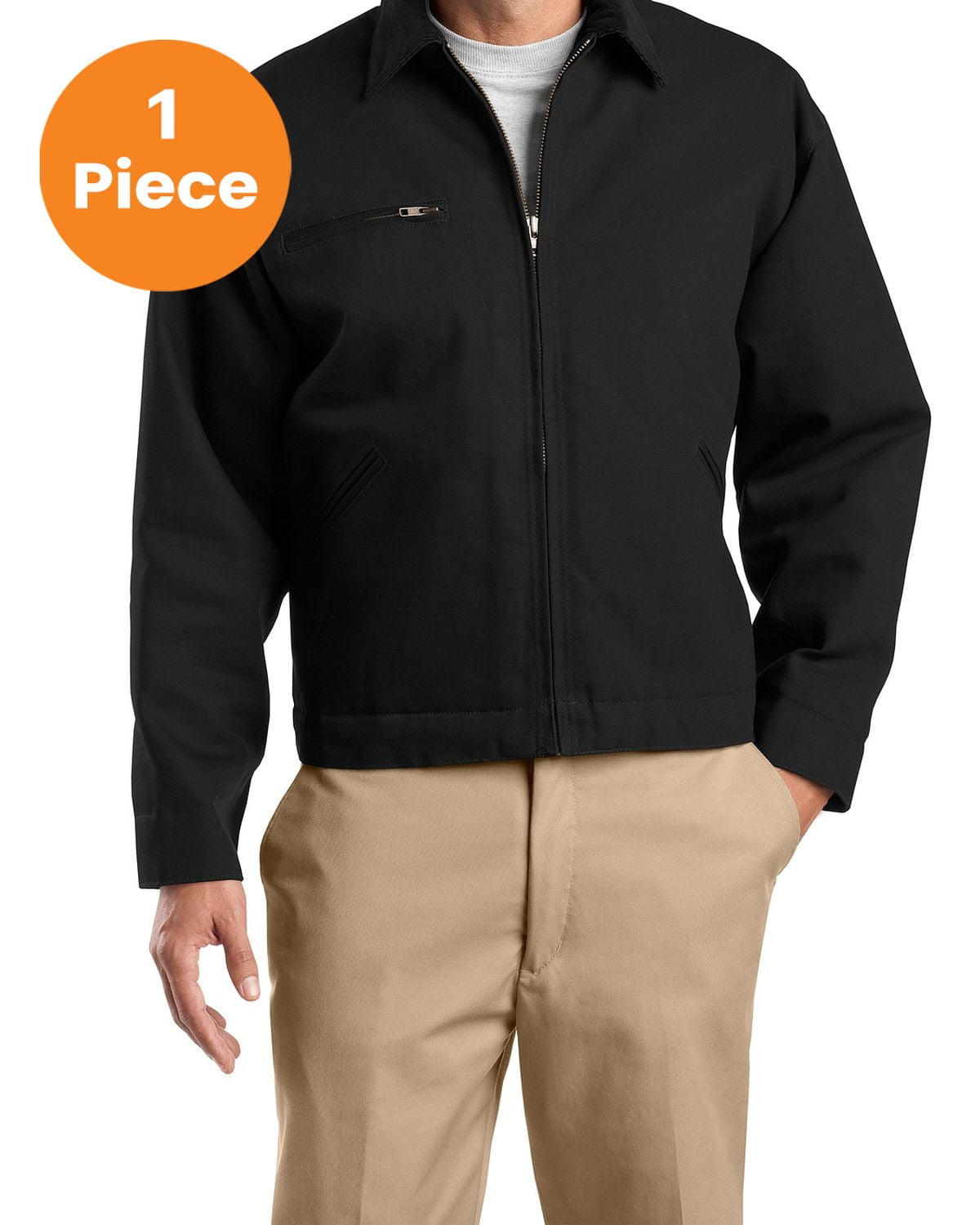 CornerStone TLJ763 Tall Duck Cloth Work Jacket, Black, 3XLT, Big and ...
