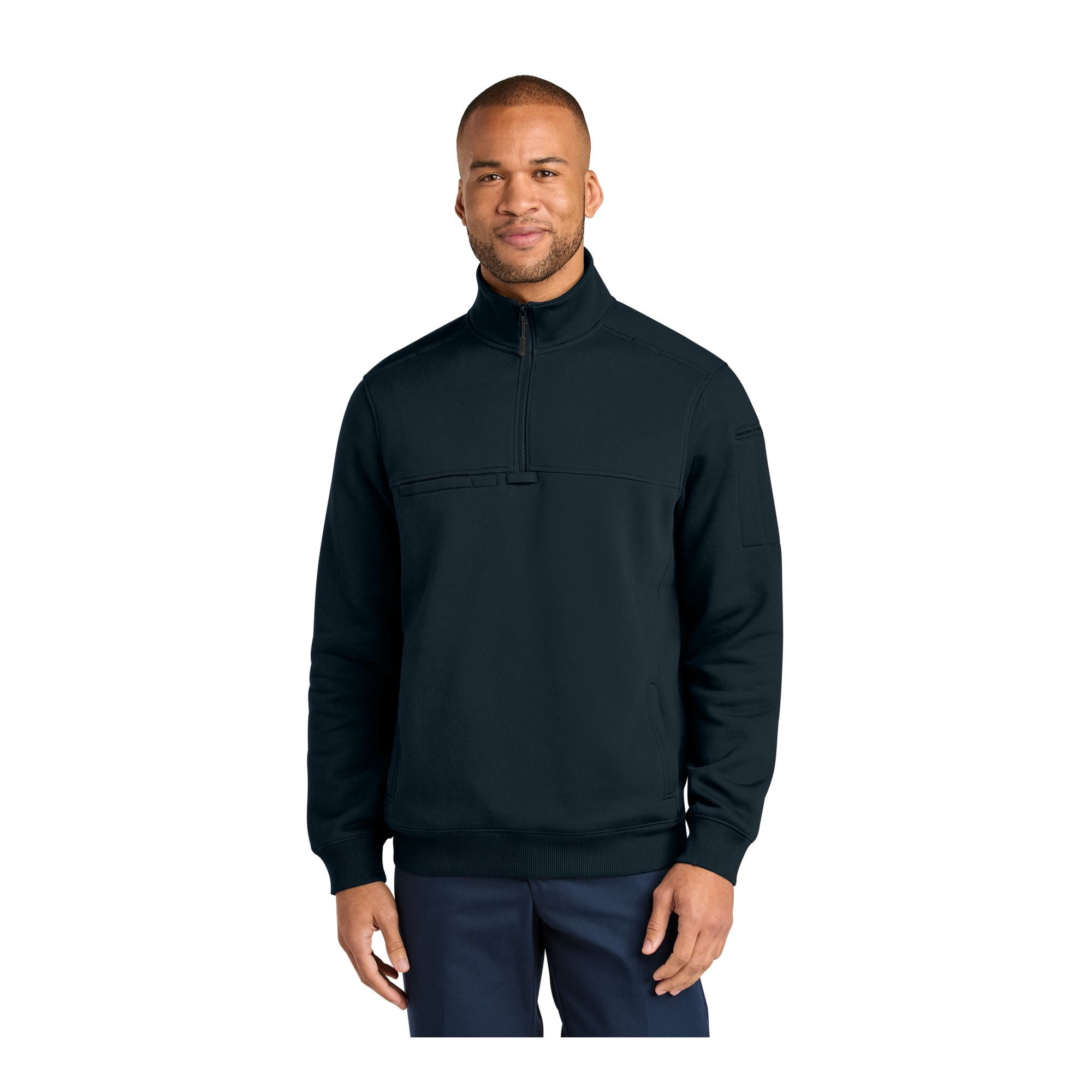 CornerStone Unisex Heavyweight Tough Fleece Job Shirt | Quarter Zip for ...