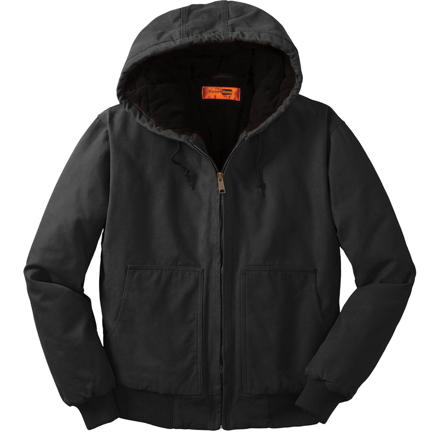 CornerStone Washed Duck Cloth Insulated Hooded Work Jacket - Walmart.com