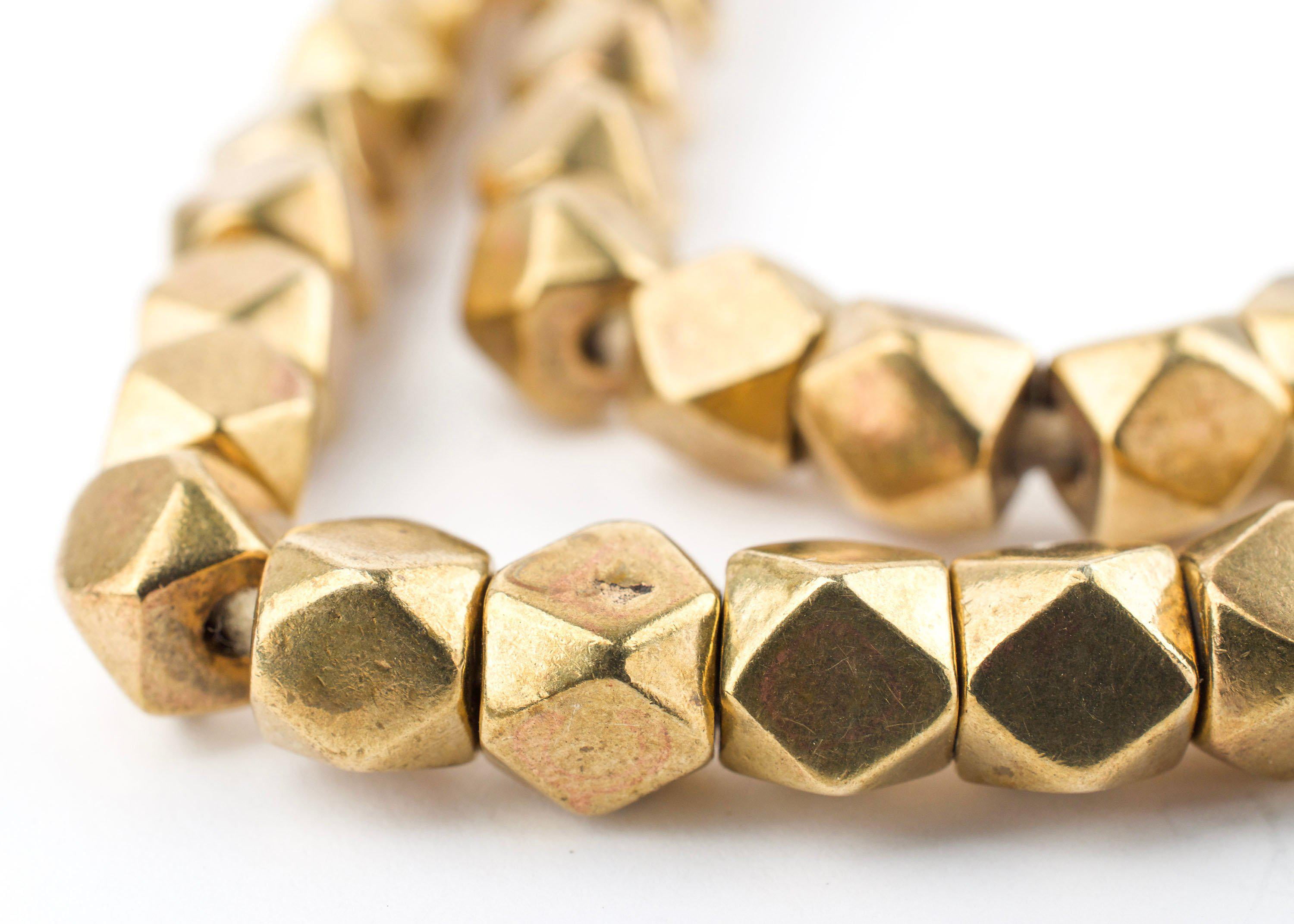 The Bead Chest Cornerless Cube Beads - Full Strand of Faceted Ethnic ...