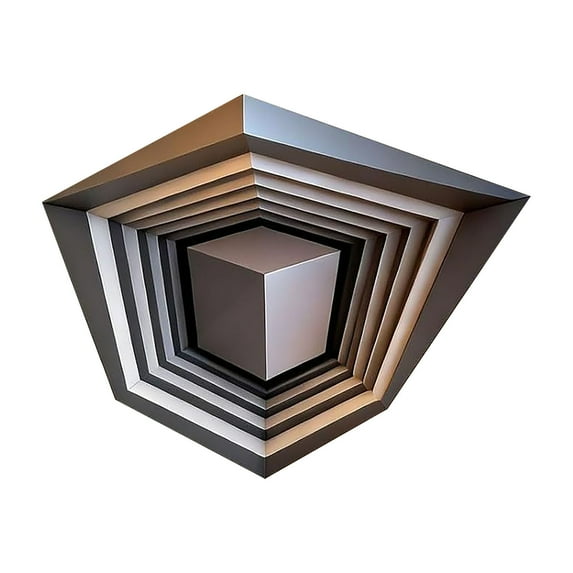 Corners Wall Art That Reshapes Reality Removable 3D Optical Wall Art ...