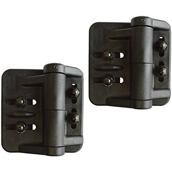 Cornerstone Black Nylon Polymer Medium Size Multi Adjustable Hinges ...