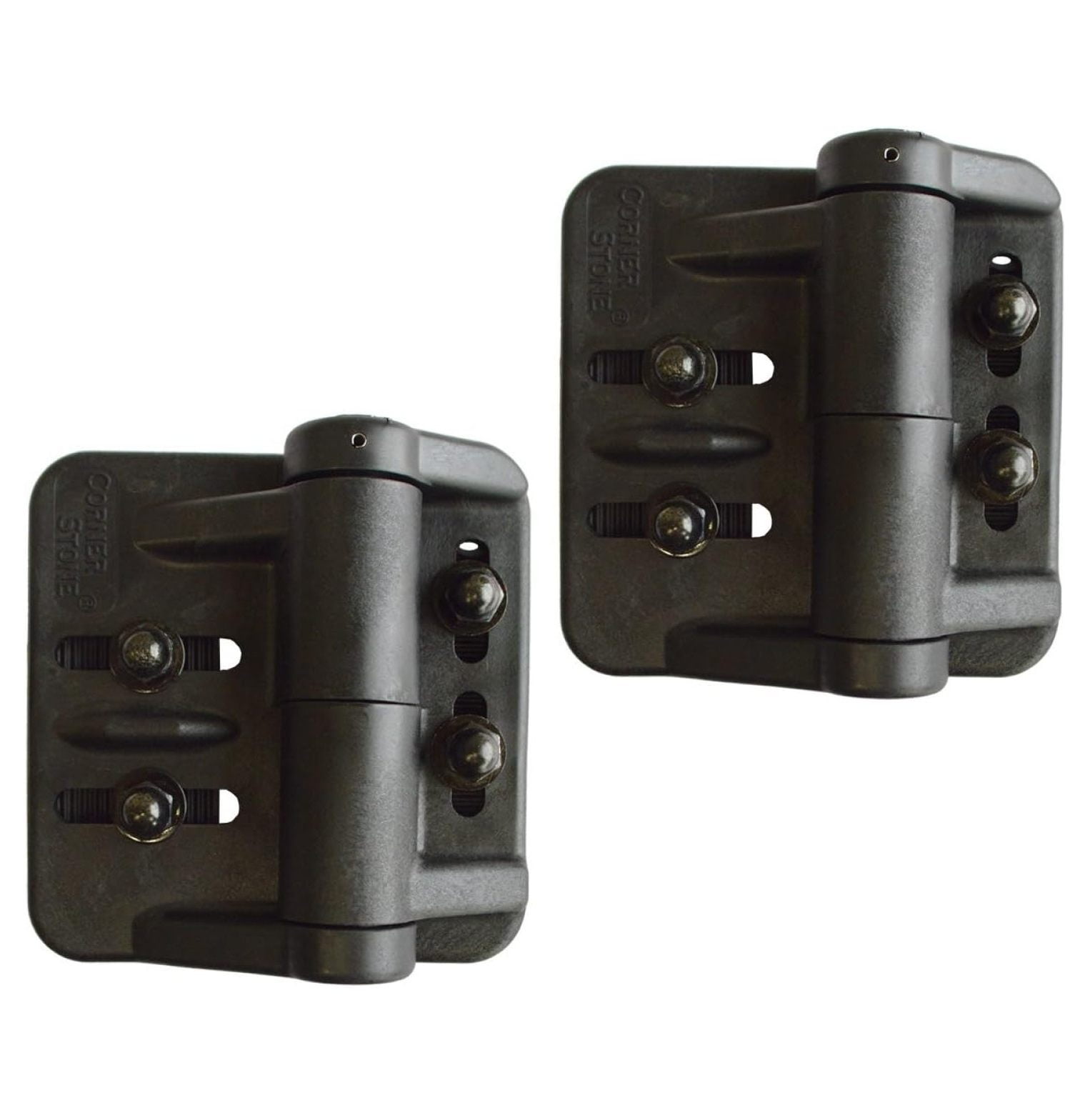 Cornerstone Black Nylon Polymer Medium Size Multi Adjustable Hinges ...