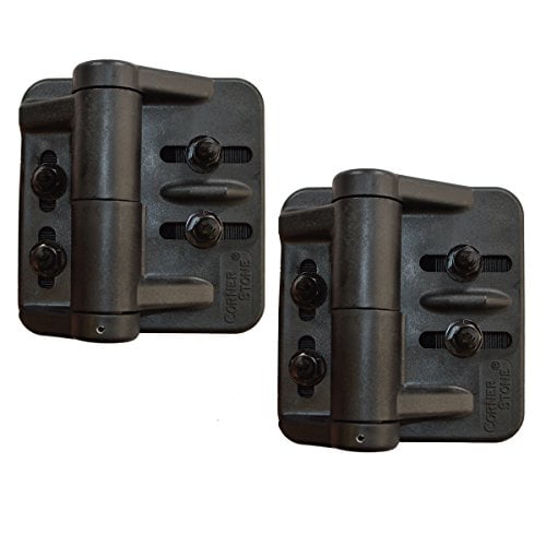Cornerstone Black Nylon Polymer Self-Closing Adjustable Hinges for ...