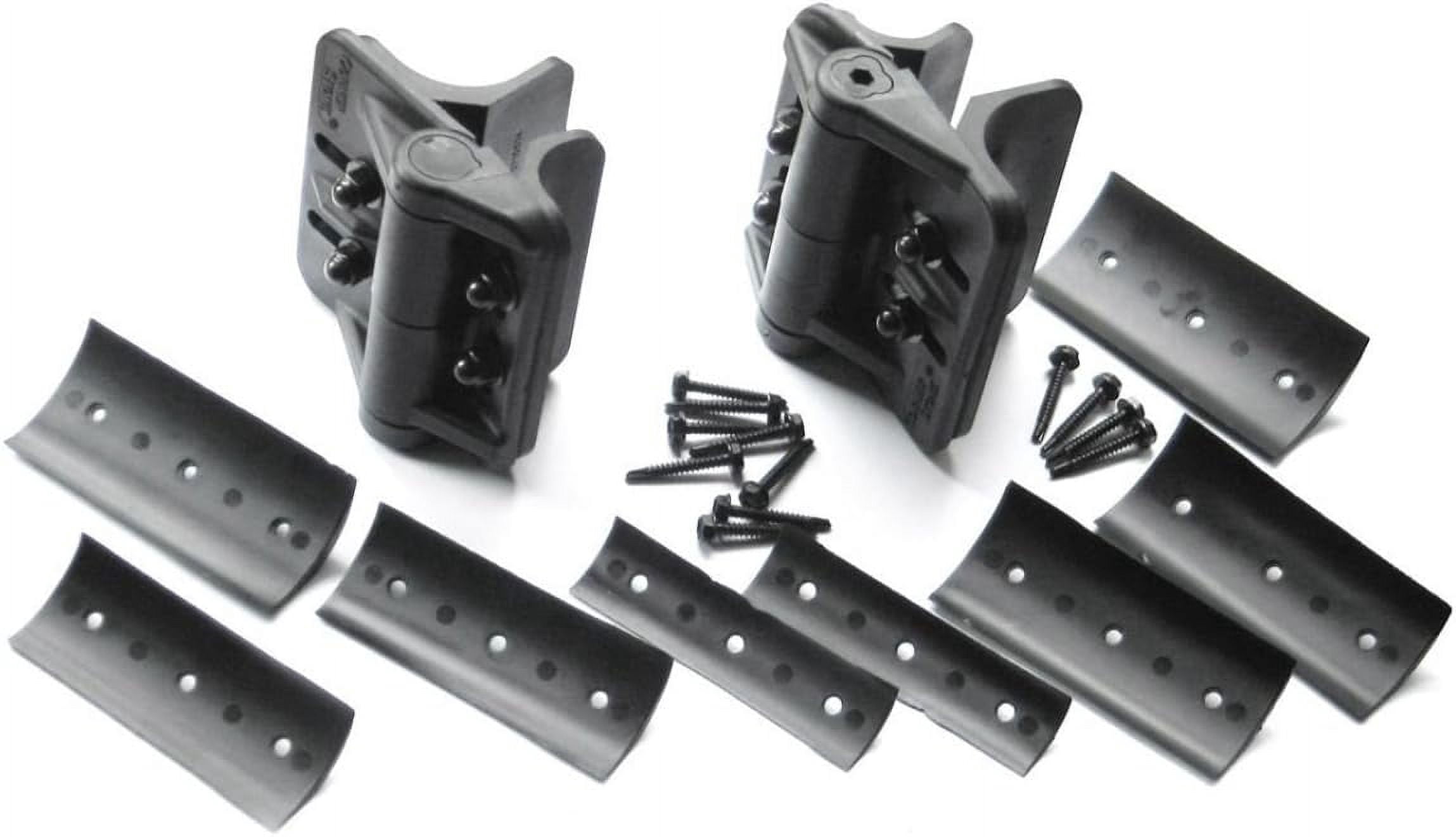 Cornerstone Black Nylon Polymer Self-Closing Adjustable Hinges for ...