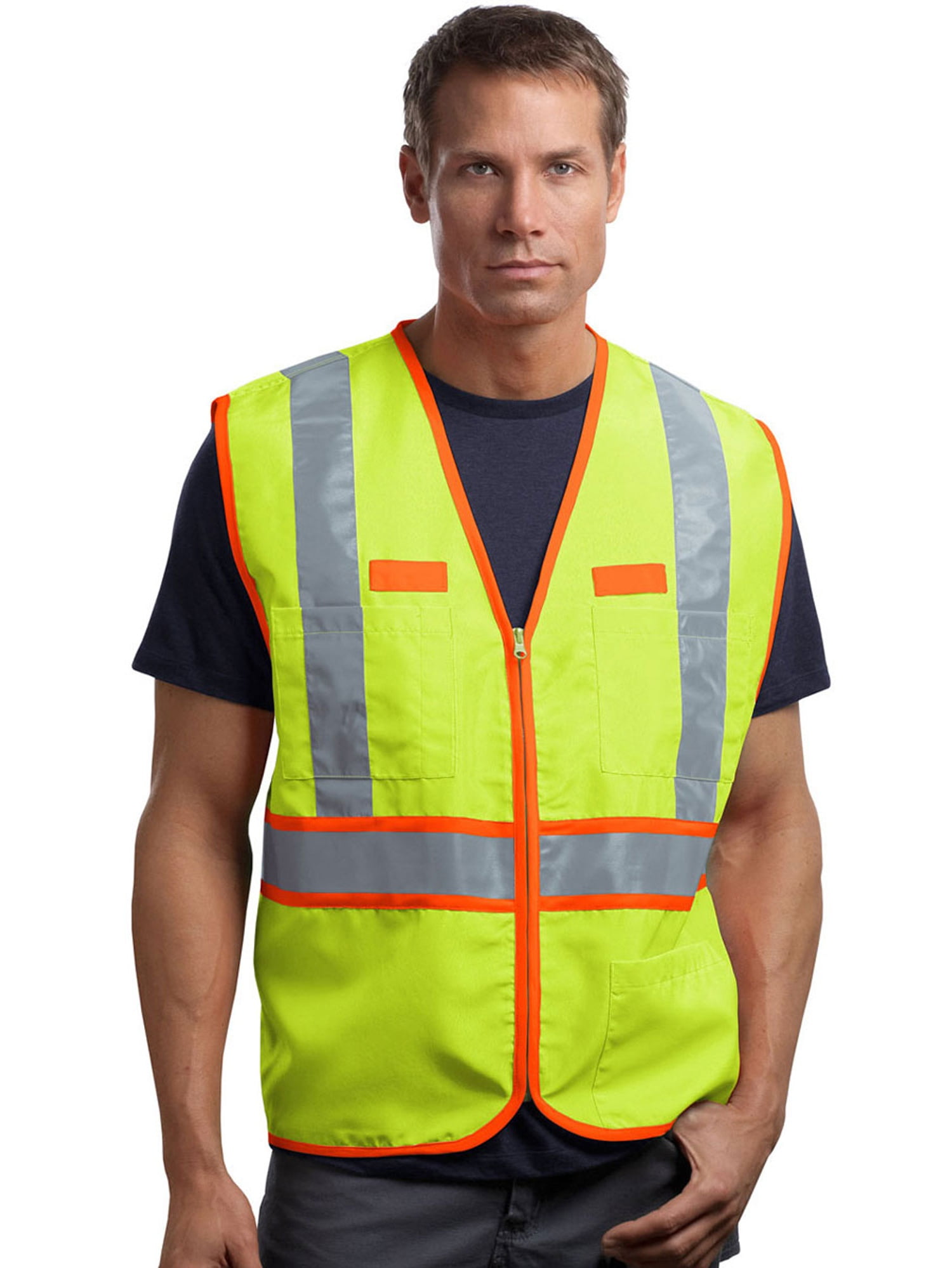 Cornerstone Men's Reflective Safety Vest - Walmart.com