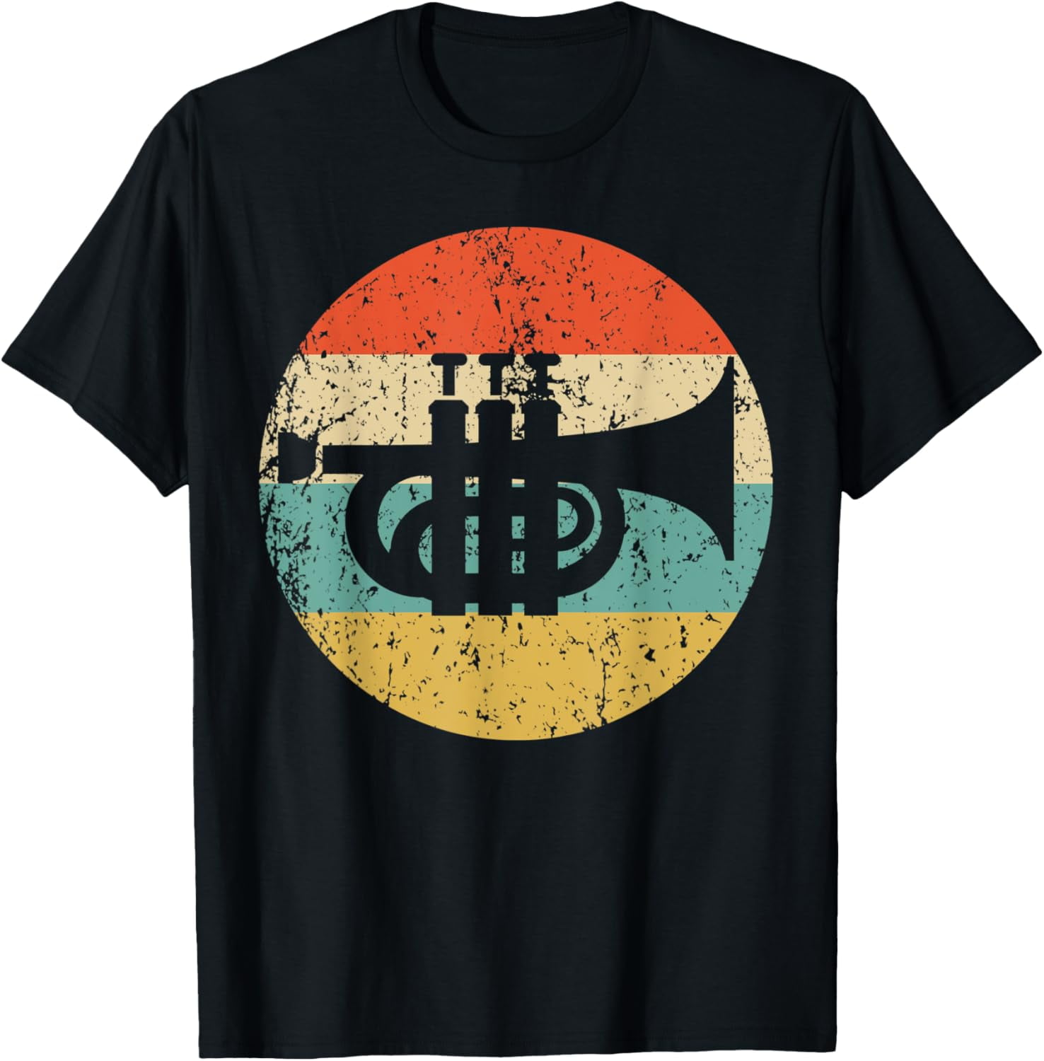 Cornet Trumpet Retro Music Musician Musical Instrument T-Shirt men and ...
