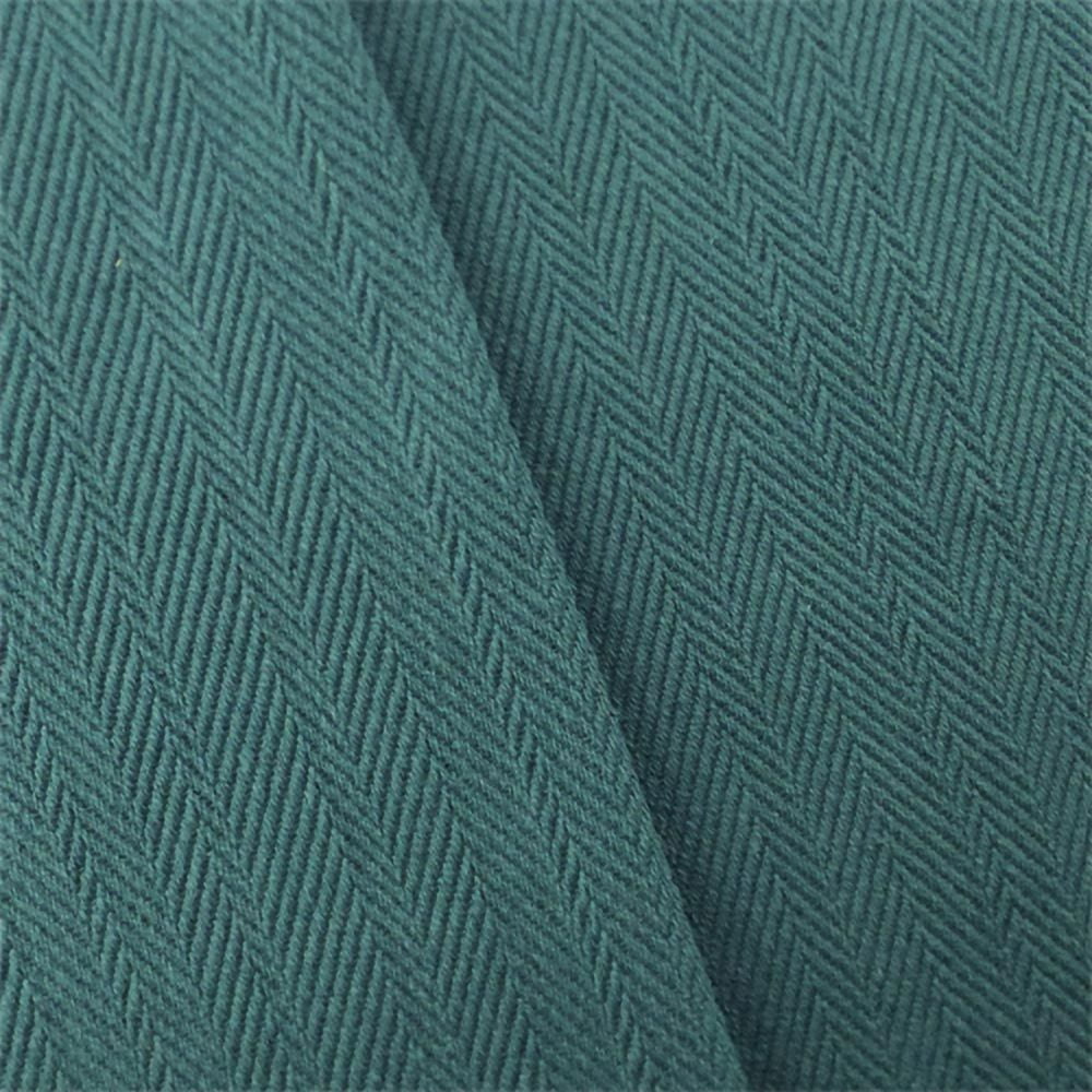 Cornflower Blue Cotton Herringbone Home Decorating Fabric, Fabric By ...