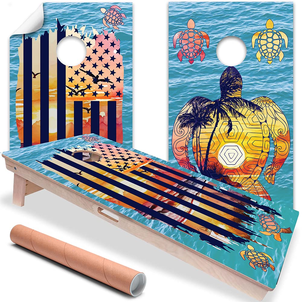 Cornhole Board Wrap and Decal for Board Set of 2 Skin Professional ...