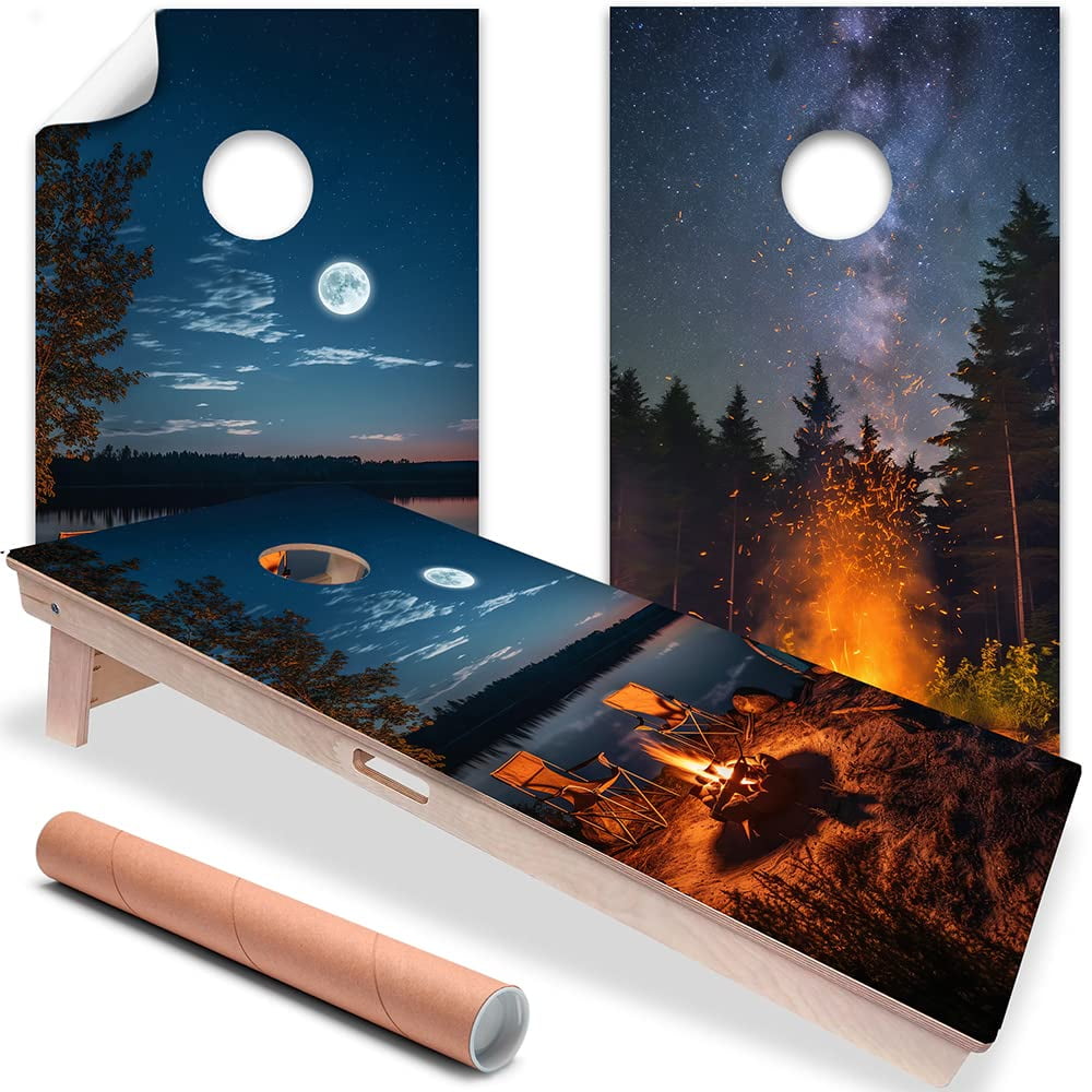 Cornhole Board Wrap and Decal for Board Set of 2 Skins Professional ...