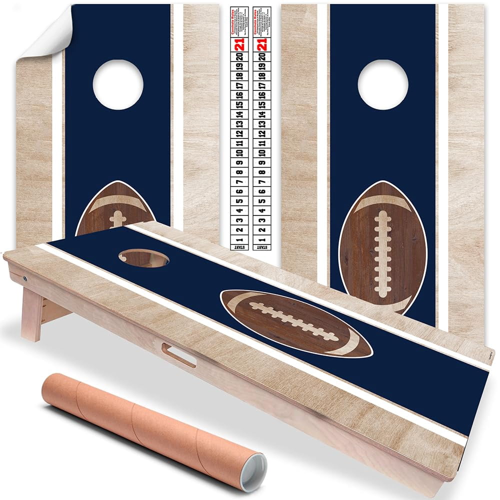 Cornhole Board Wrap and Decal for Set of 2 Skins Professional Vinyl ...