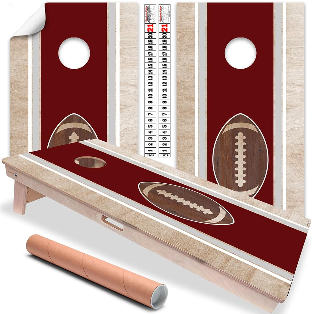 Cornhole Board Wrap and Decals for Board Set of 2 Skin Professional ...