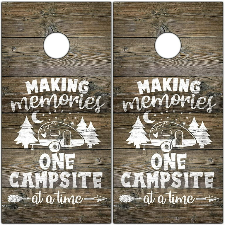 Cornhole Board Wraps and Decals Cornhole Wraps for Boards Set of 2 Corn Hole Decal Skins Professional Vinyl Cornhole Decal for Boards Covers Sticker