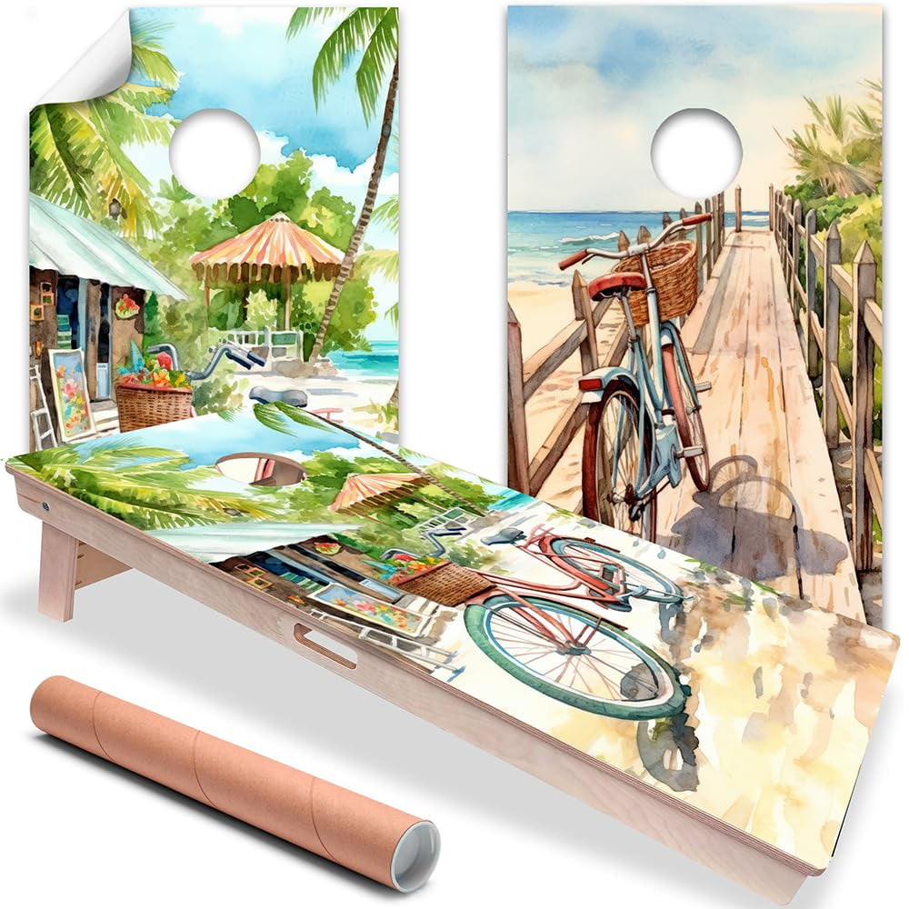 Cornhole Board Wraps and Decals for Boards Set of 2 Skins Professional ...