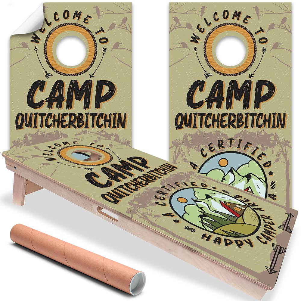 Cornhole Board Wraps and Decals for Boards Set of 2 Skins Professional ...