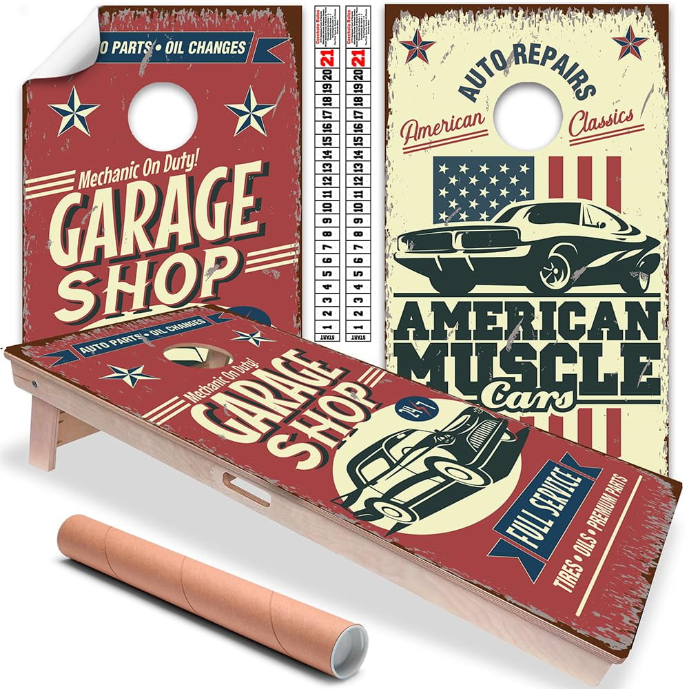 Cornhole Board Wraps and Decals for Boards Set of 2 Skins Professional ...