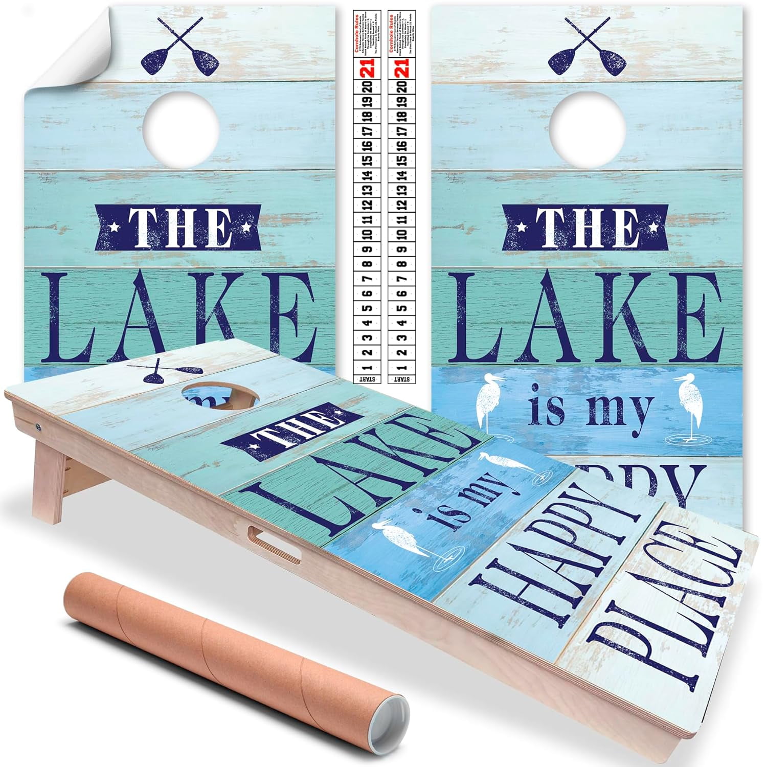 Cornhole Board Wraps and Decals for Boards Set of 2 Skins Professional ...