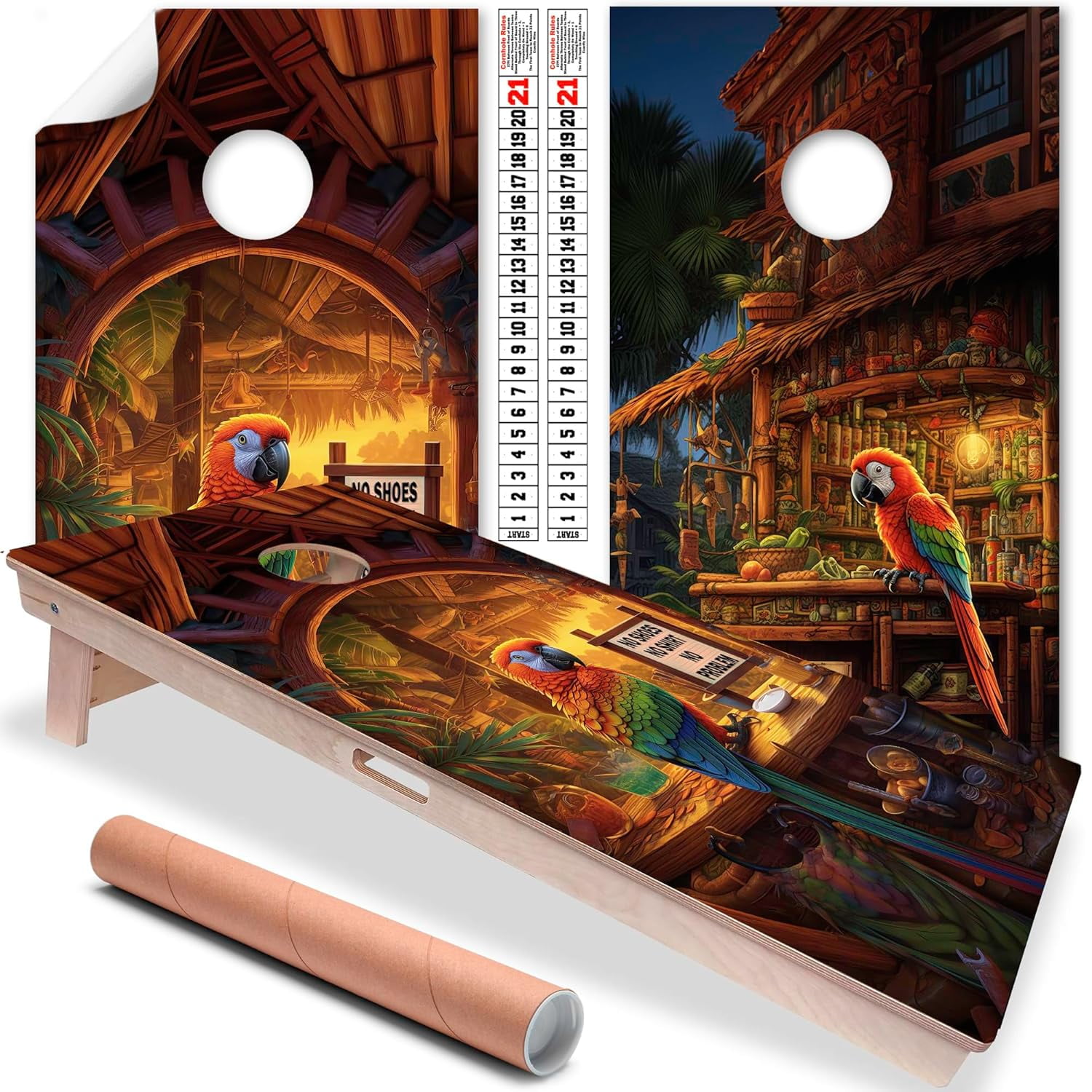 Cornhole Board Wraps and Decals for Boards Set of 2 Skins Professional ...