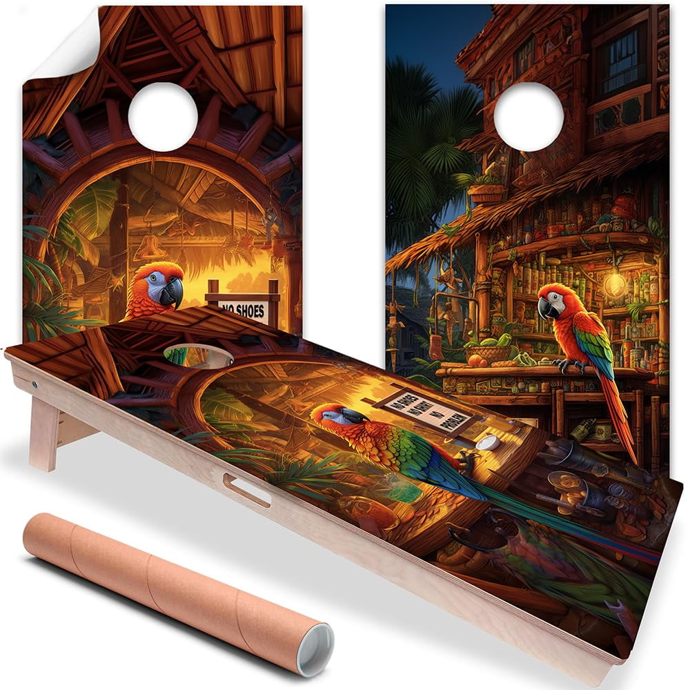 Cornhole Board Wraps and Decals for Boards Set of 2 Skins Professional ...