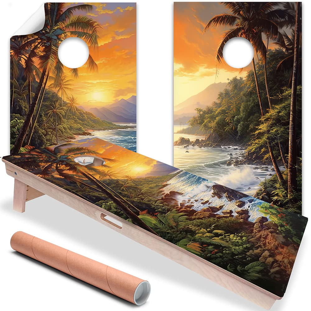 Cornhole Board Wraps and Decals for Boards Set of 2 Skins Professional ...