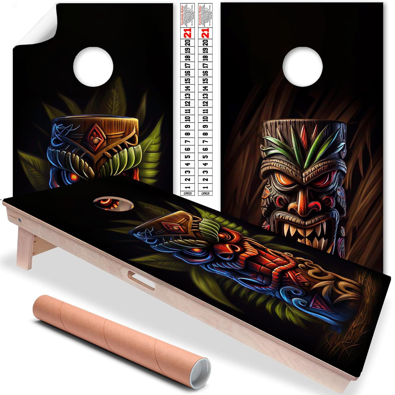 Cornhole Board Wraps and Decals for Boards Set of 2 Skins Professional ...