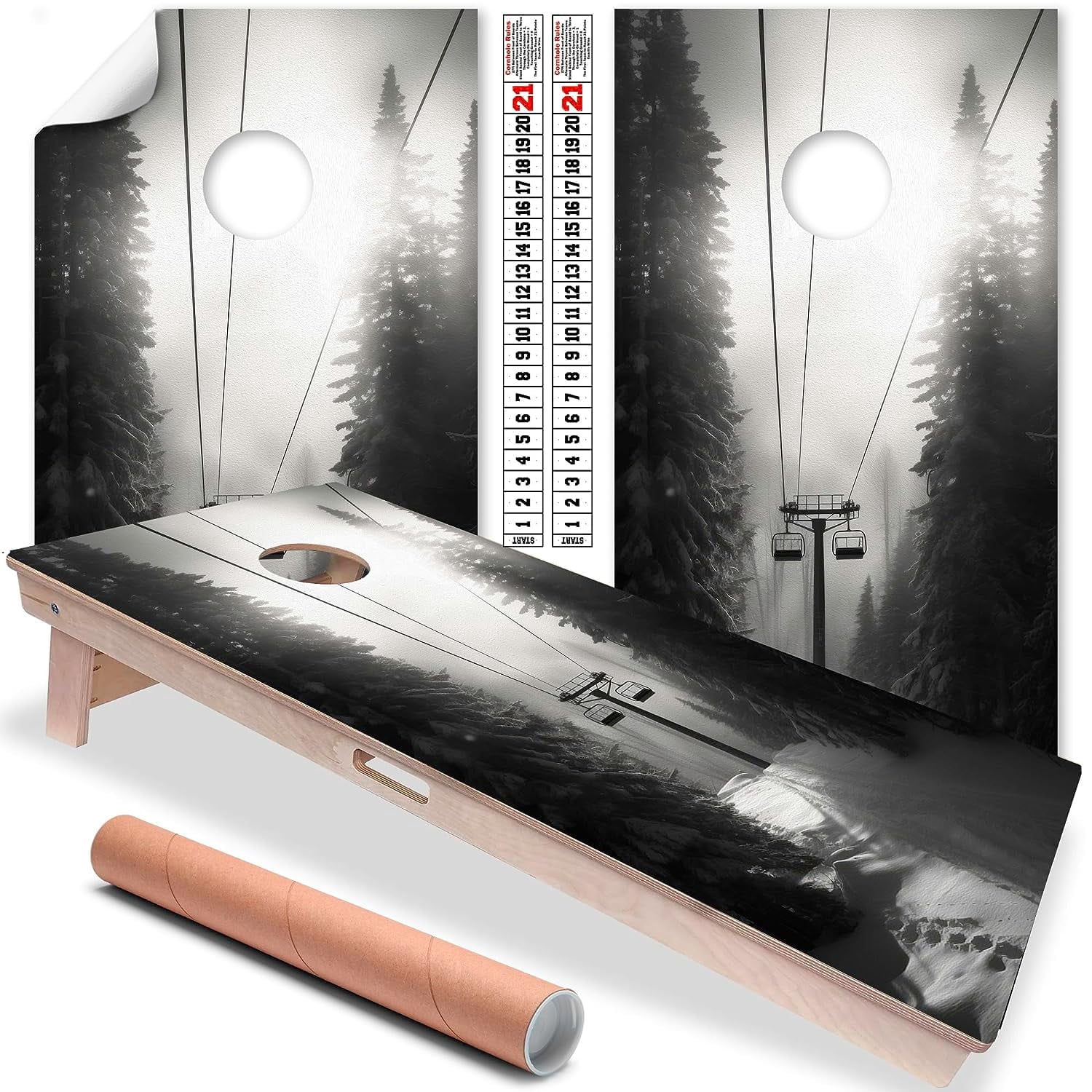 Cornhole Board Wraps and Decals Set of 2 Skins Professional Vinyl ...