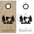 Cornhole Boards Decals Deer Mountains Set Boards Bean Bag Toss Sticker ...