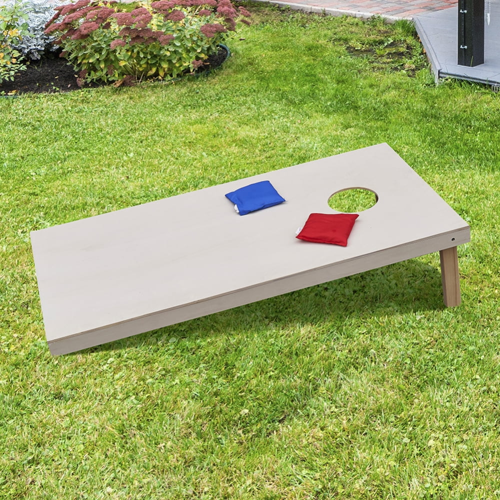 Cornhole Boards Set with Travel Carrying Bag, 4 x 2'' Portable Wood ...