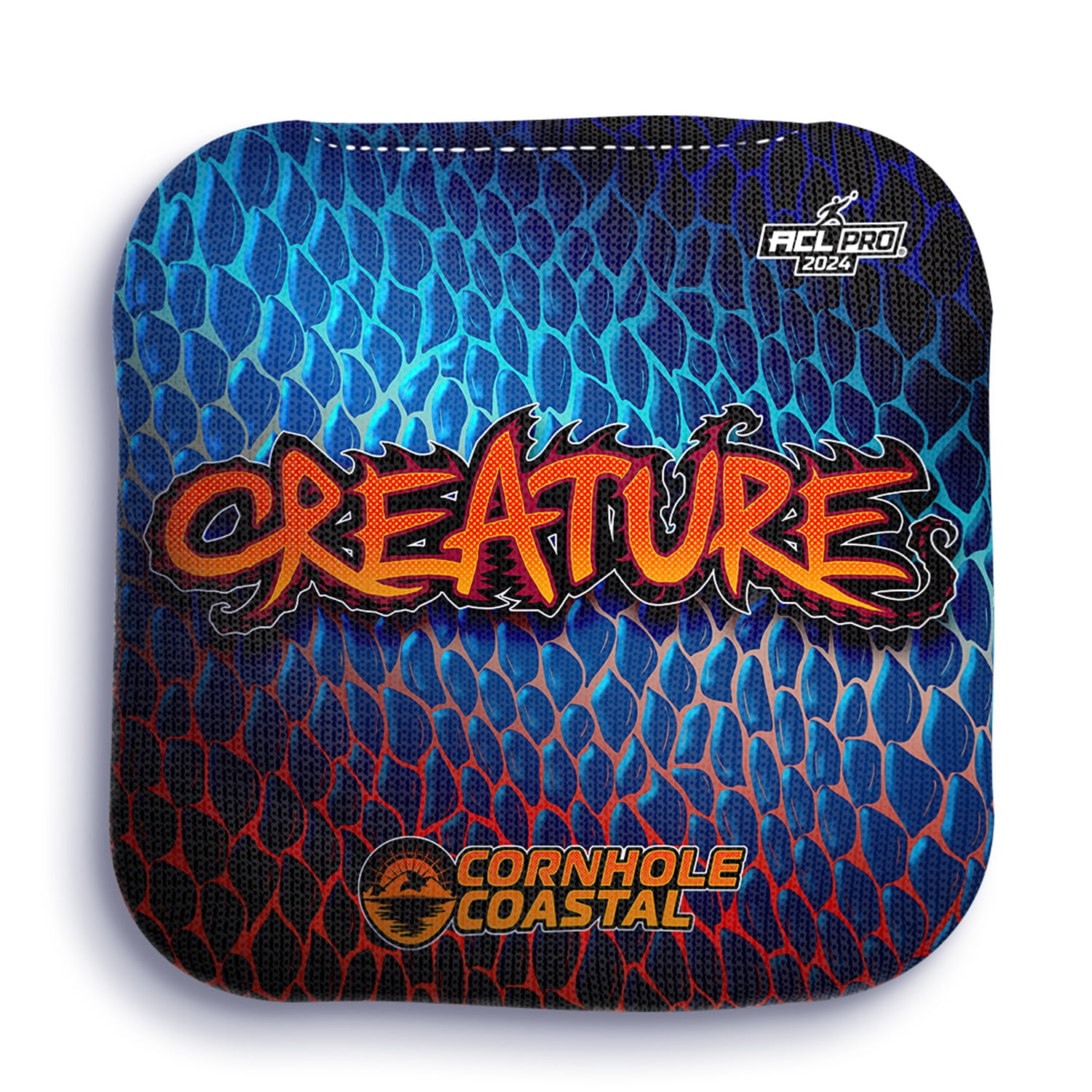 Cornhole Coastal Set of 4 Regulation Professional Dual Sided ACL Pro ...
