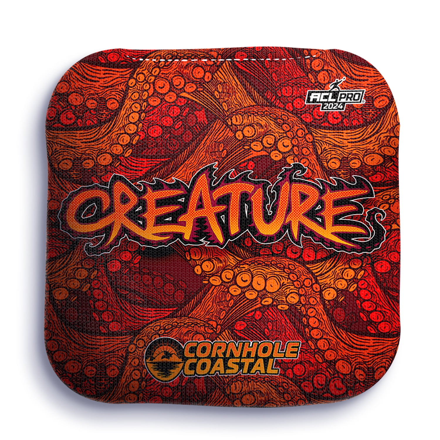 Cornhole Coastal Set of 4 Regulation Professional Dual Sided ACL Pro ...