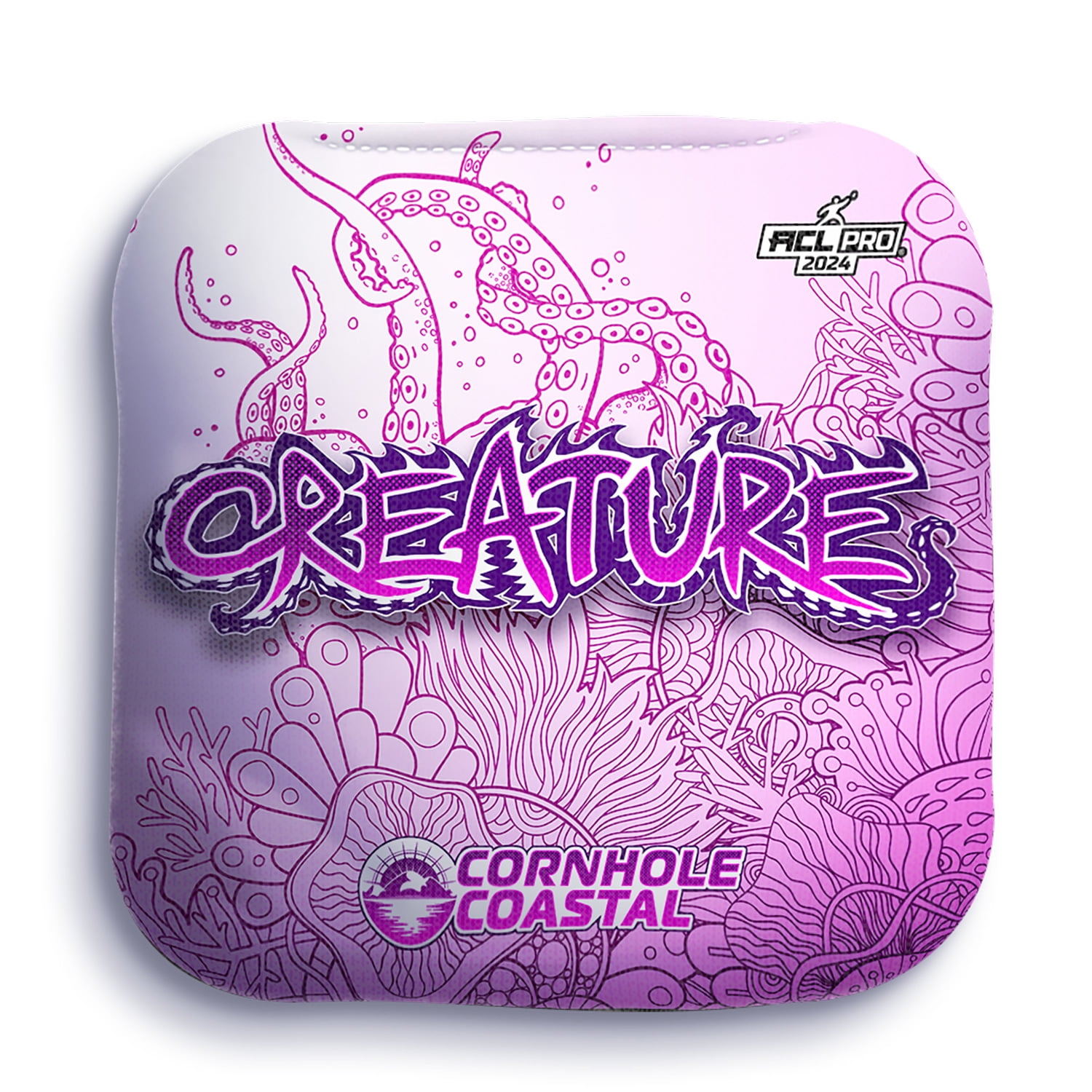 Cornhole Coastal Set of 4 Regulation Professional Dual Sided ACL Pro ...