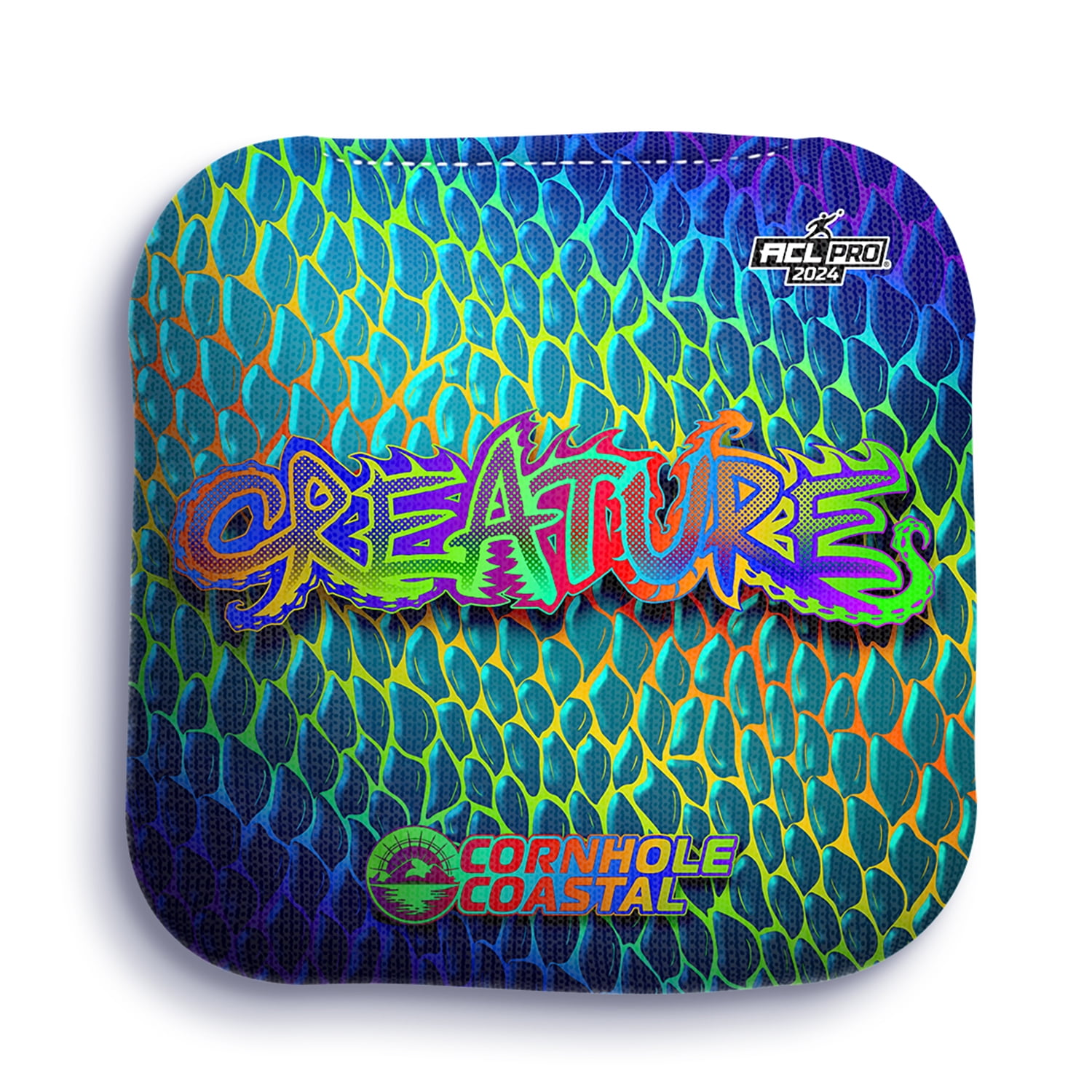 Cornhole Coastal Set of 4 Regulation Professional Dual Sided ACL Pro ...