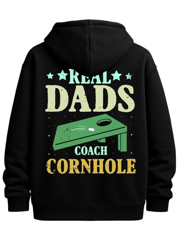 Cornhole Dad Coach funny hoodies mens hoodies black Everyday & Formal ...
