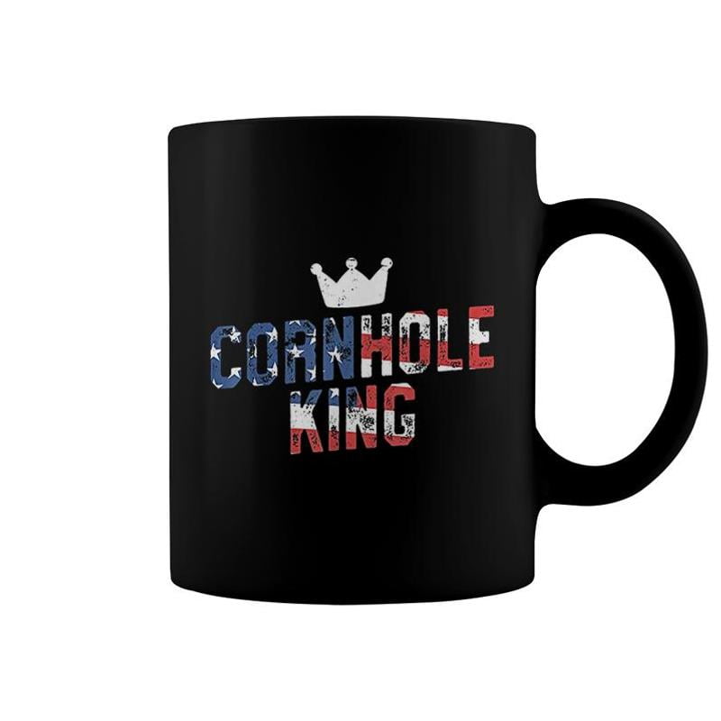 Cornhole King Funny American Flag 4th Of July Coffee Mug - Walmart.com