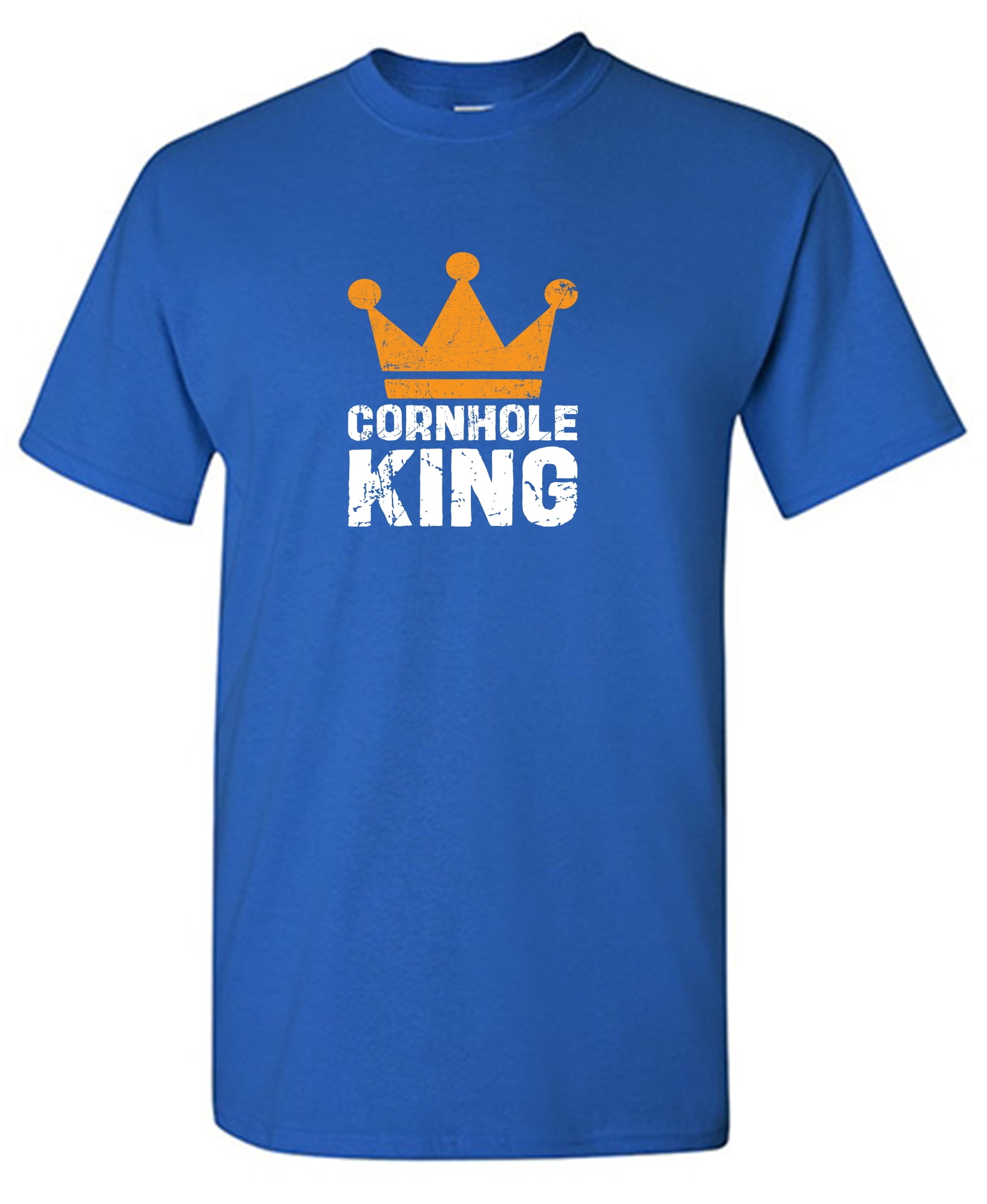 Cornhole King Sarcastic Humor Graphic Tees Gift For Mens Novelty Funny ...