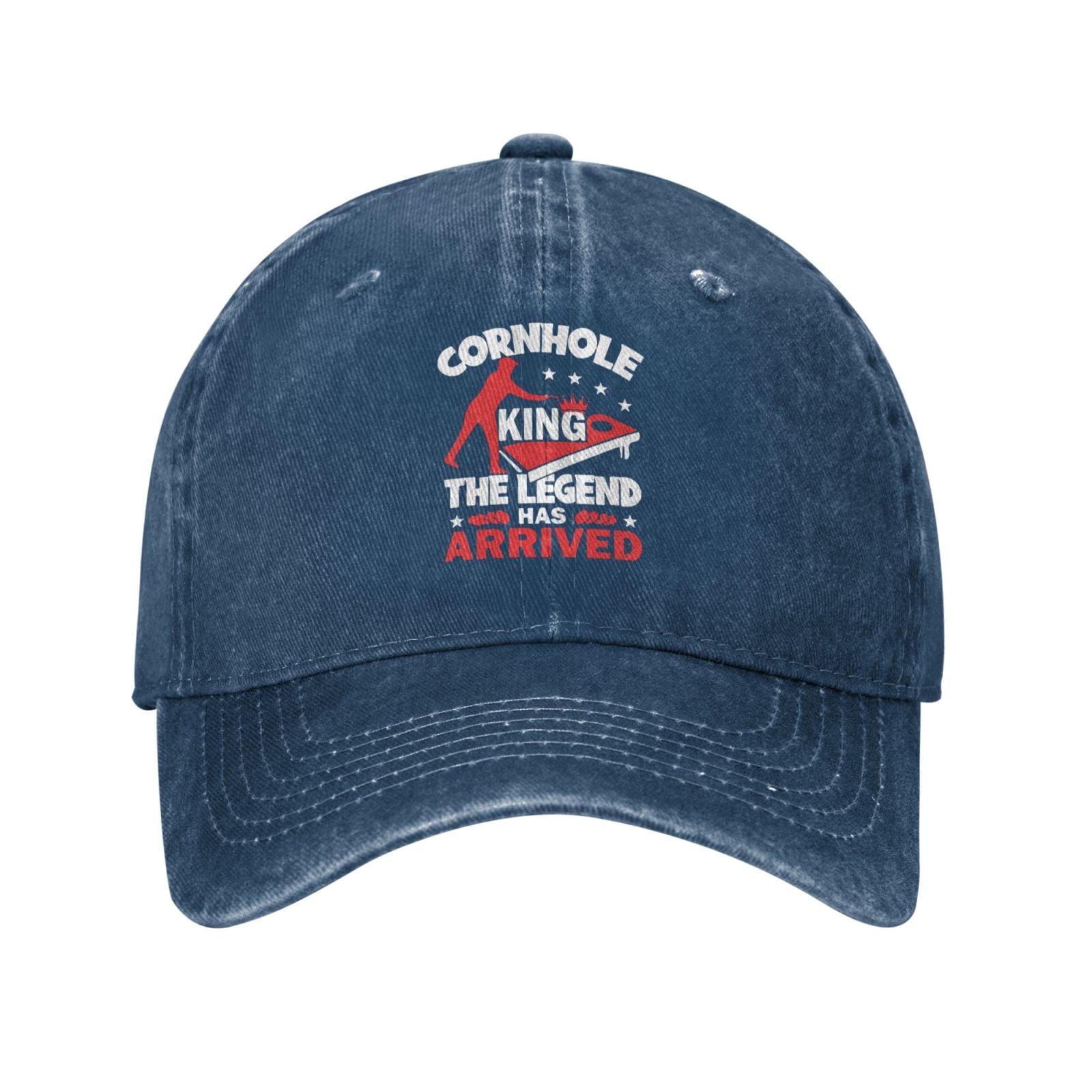 Cornhole King The Legend Has Arrived Unisex Adult Washed Denim Cotton ...