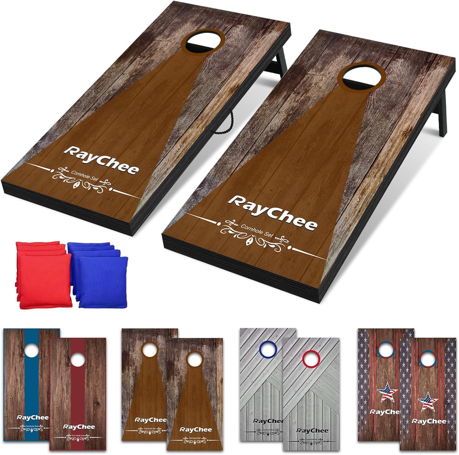 Cornhole Set Corn Holes Outdoor Game Cornhole Boards Regulation Size ...