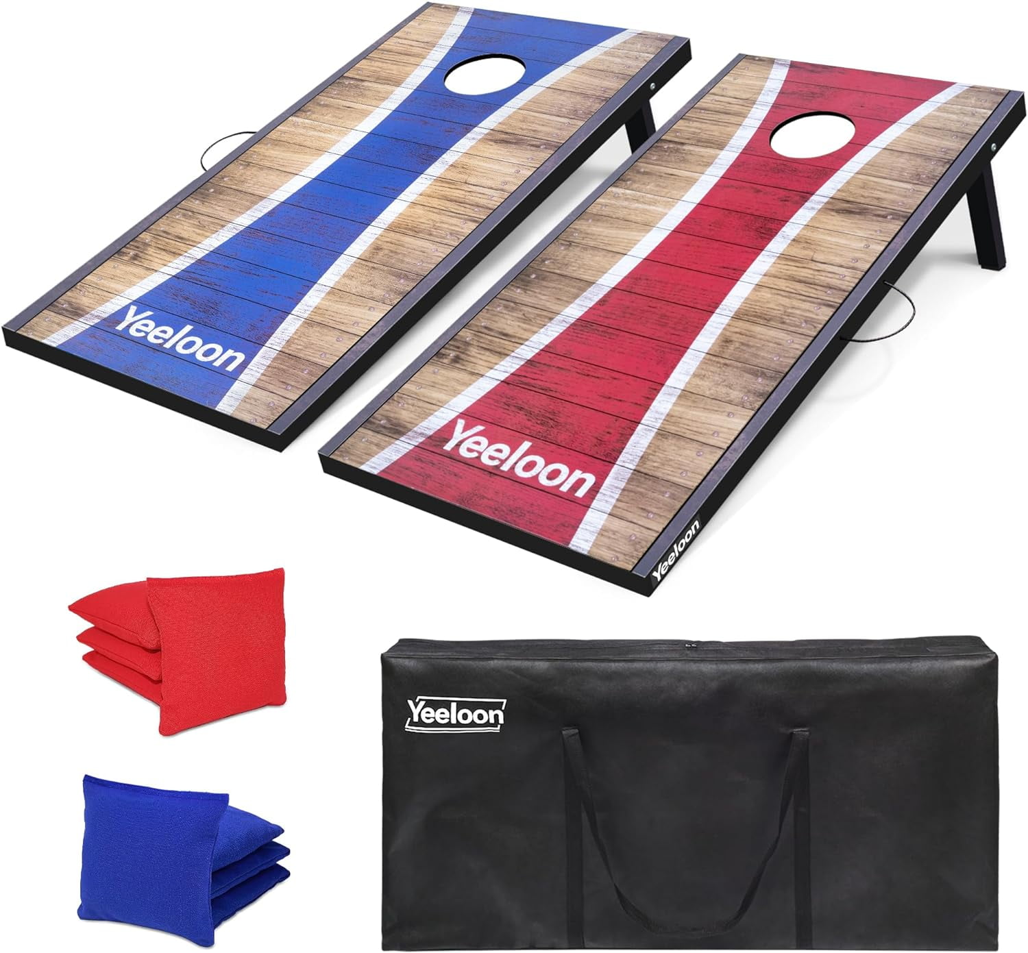 Cornhole Set Regulation Size Cornhole Boards With 8 Bean Bags And Carrying Case 4 Ft X 2 Ft