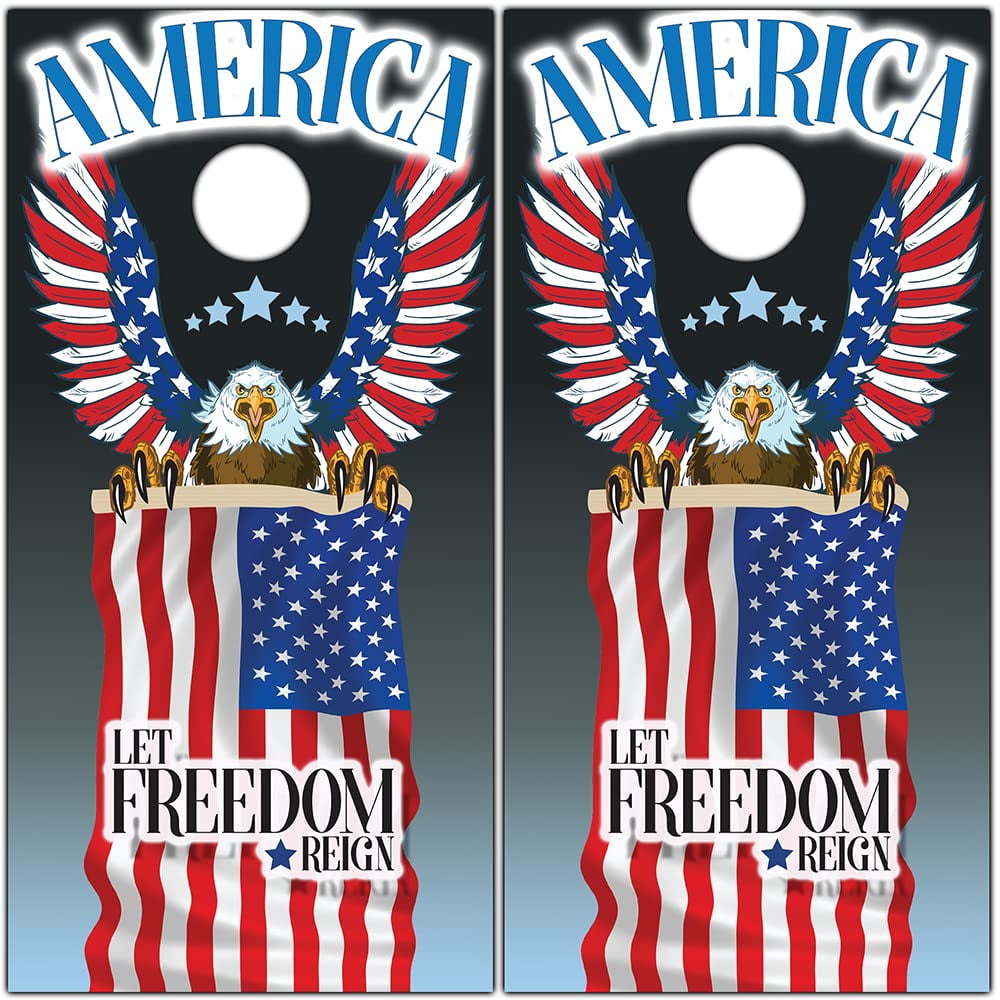 Cornhole Wraps for Boards Vinyl Decals (Set of 2) Lake Life - Corn Hole ...