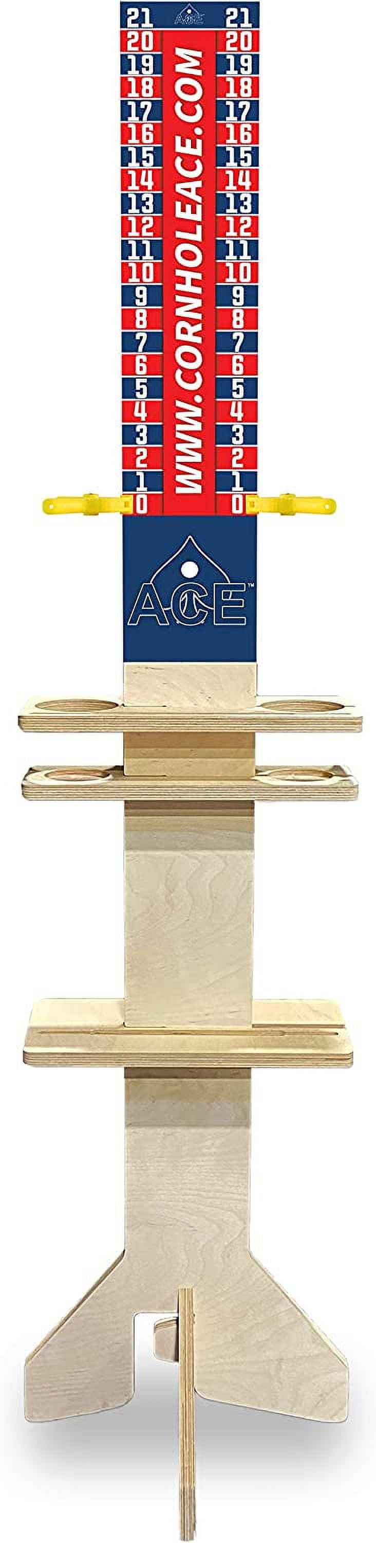 CornholeAce Elite Cornhole Scoreboard - 5.5ft Tall, Hardware Free ...