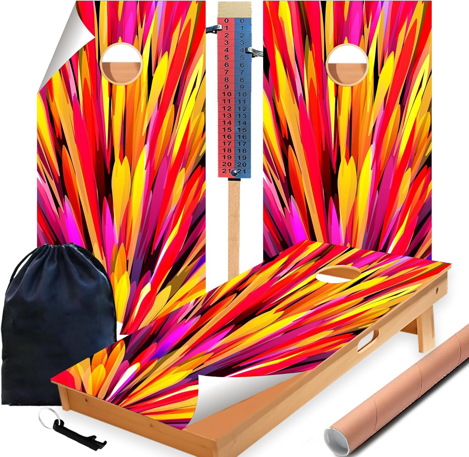 CornholeGamesUSA Cornhole Board Wraps, Cornhole Decals and Wraps for ...