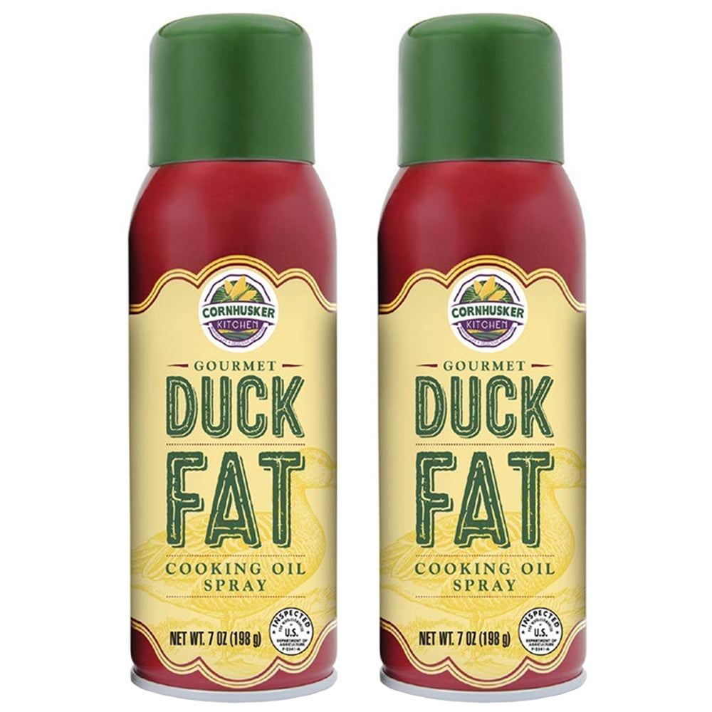 Cornhusker Kitchen Gourmet Duck Fat Spray Cooking Oil (2-Pack ...