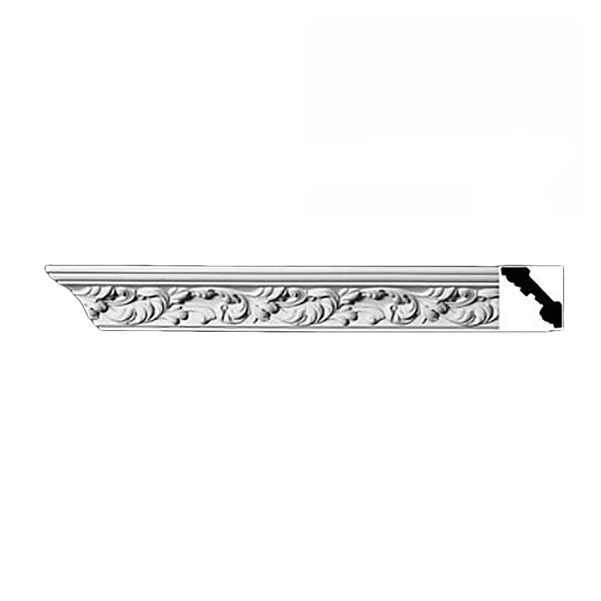 Cornice Crown Mouldings White Urethane Sample of 10997 23.5" L DIY ...