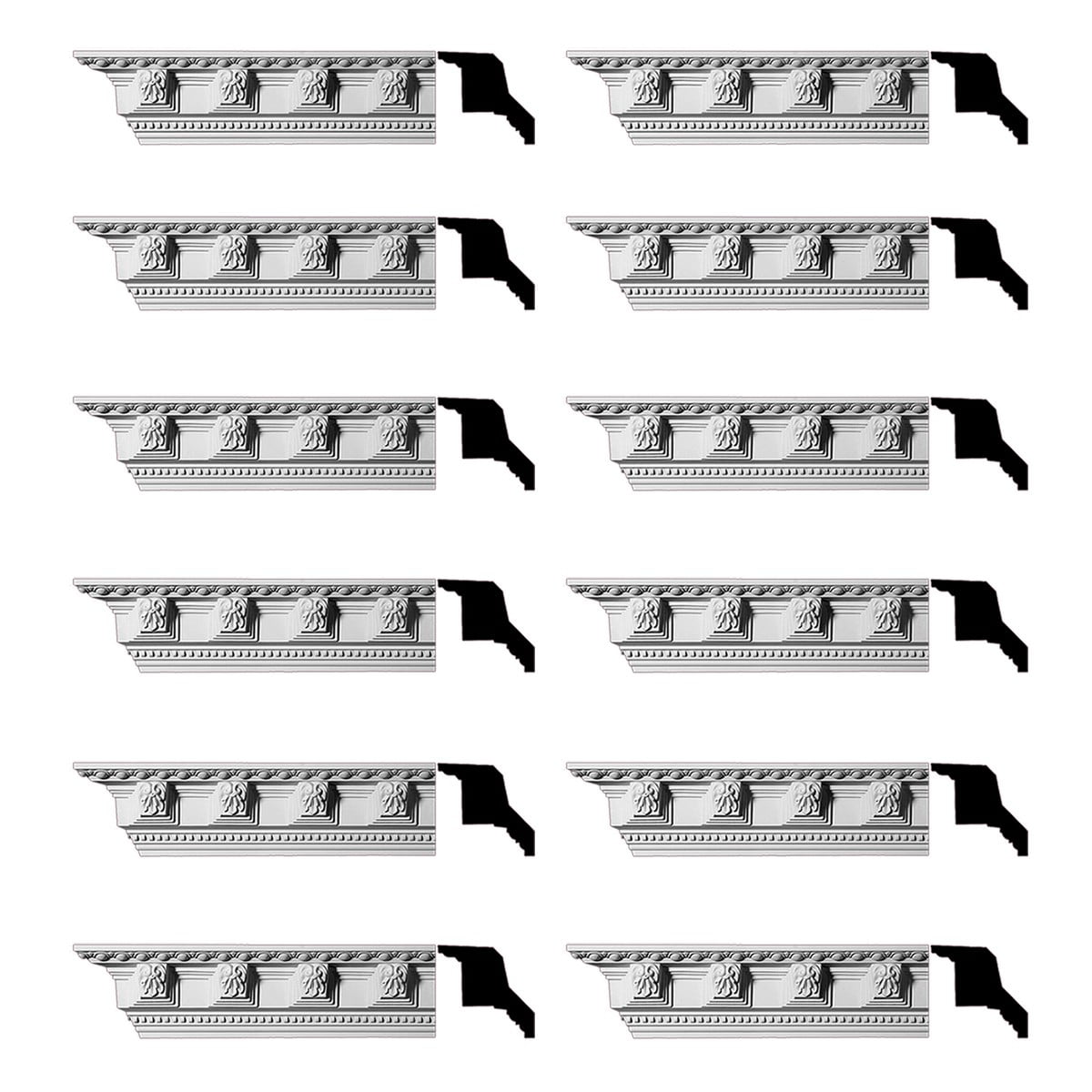 Cornice Crown Mouldings White Urethane Three Rivers DIY Interior Design ...