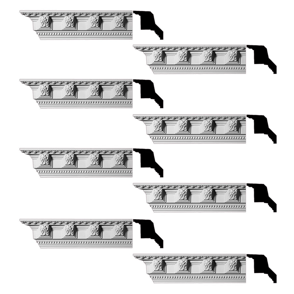 Cornice Crown Mouldings White Urethane Three Rivers DIY Interior Design ...