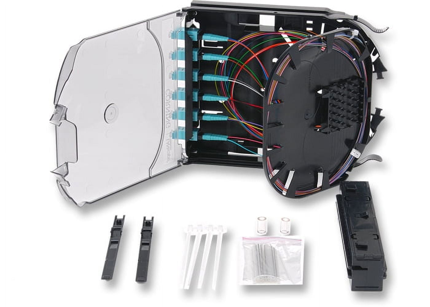 Corning CCH-CS12-E4-P00TE Splice Cassette, 12 Fiber, LC Duplex ...