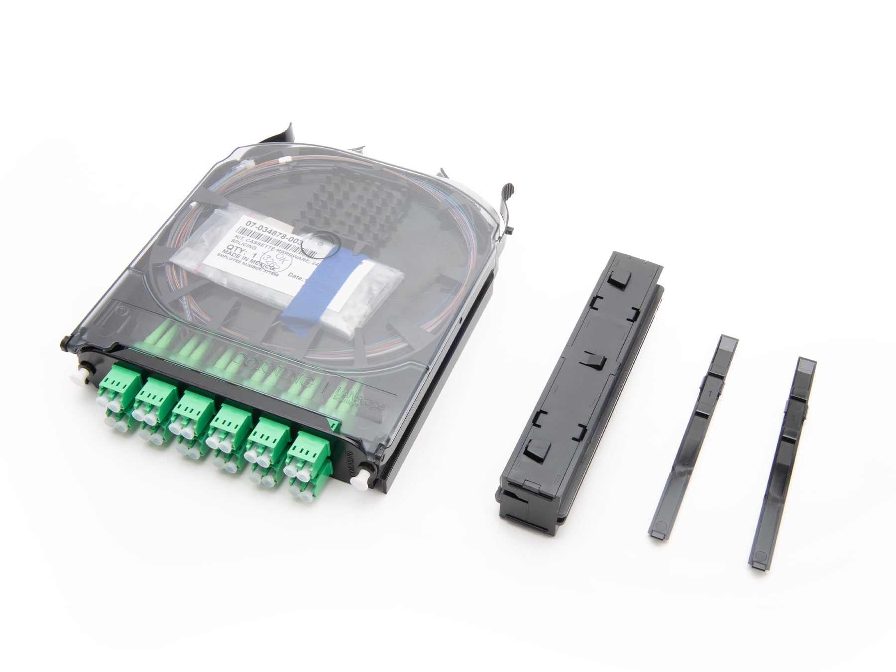Corning CCH-CS24-B3-P00RE Splice Cassette, 24 Fiber, LC Duplex ...