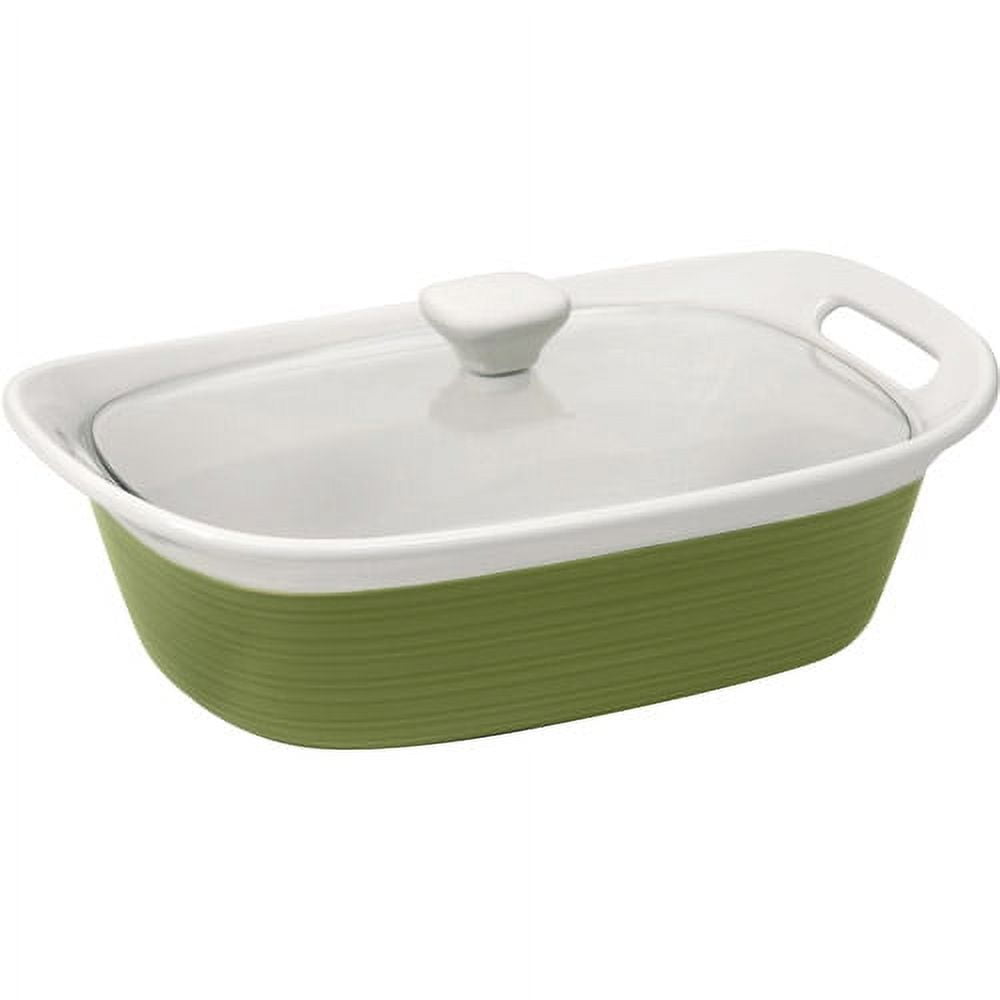 CorningWare Etch 2-1/2-Quart Casserole with Cover, Green - Walmart.com