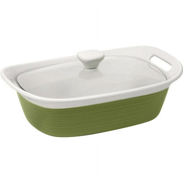 CorningWare Etch 2-1/2-Quart Casserole with Cover, Green - Walmart.com