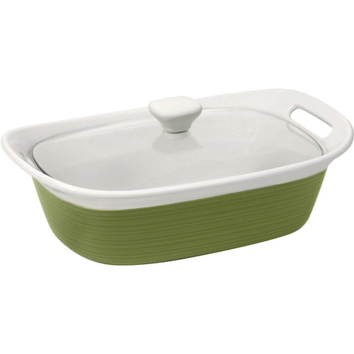 CorningWare Etch 2-1/2-Quart Casserole with Cover, Green - Walmart.com